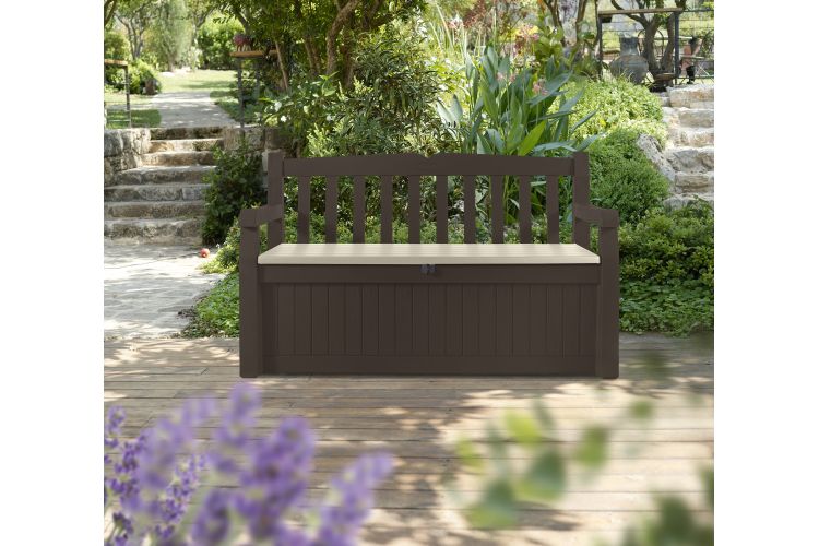 ΠΑΓΚΑΚΙ-ΜΠΑΟΥΛΟ ΑΠΟΘΗΚΕΥΣΗΣ KETER EDEN 265 LT ΚΑΦΕ ΜΕ ΜΠΕΖ ΚΑΠΑΚΙ | DIMKO