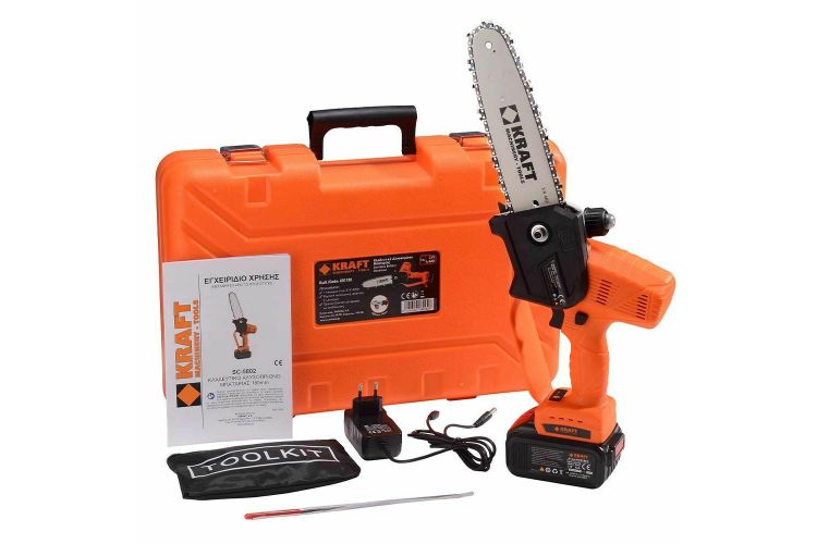 ΣΕΤ ΠΡΙΟΝΙ ΜΠΑΤΑΡΙΑΣ KRAFT 21V ΜΕ ΜΠΑΤΑΡΙΑ 4 Ah & ΦΟΡΤΙΣΤΗ | DIMKO