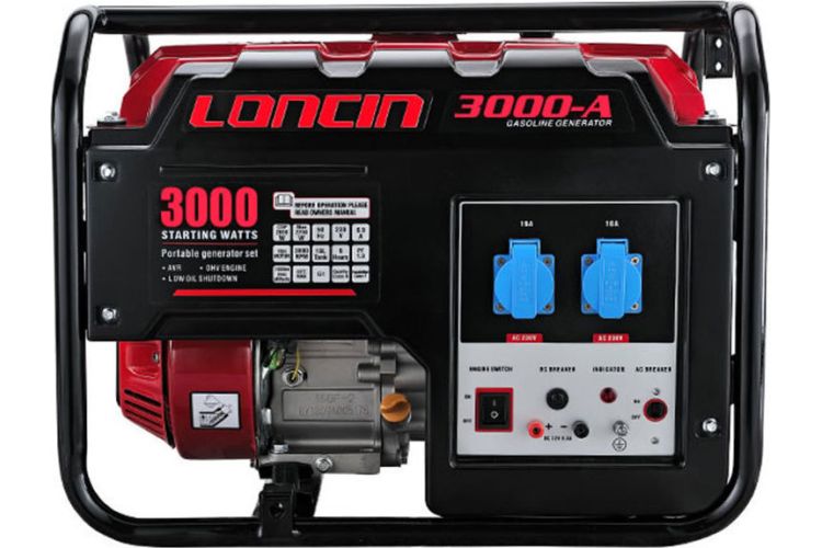 ΒΕΝΖΙΝΟΚΙΝΗΤΗ ΜΟΝΟΦΑΣΙΚΗ ΓΕΝΝΗΤΡΙΑ LONCIN LC 3000A | DIMKO