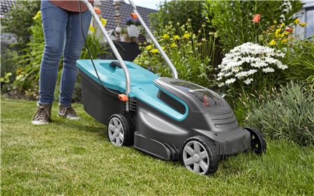 ΣΕΤ ΜΗΧΑΝΗ ΓΚΑΖΟΝ ΜΠΑΤΑΡΙΑΣ GARDENA POWERMAX Li-18/32 ΜΕ ΜΠΑΤΑΡΙΑ ΚΑΙ ...