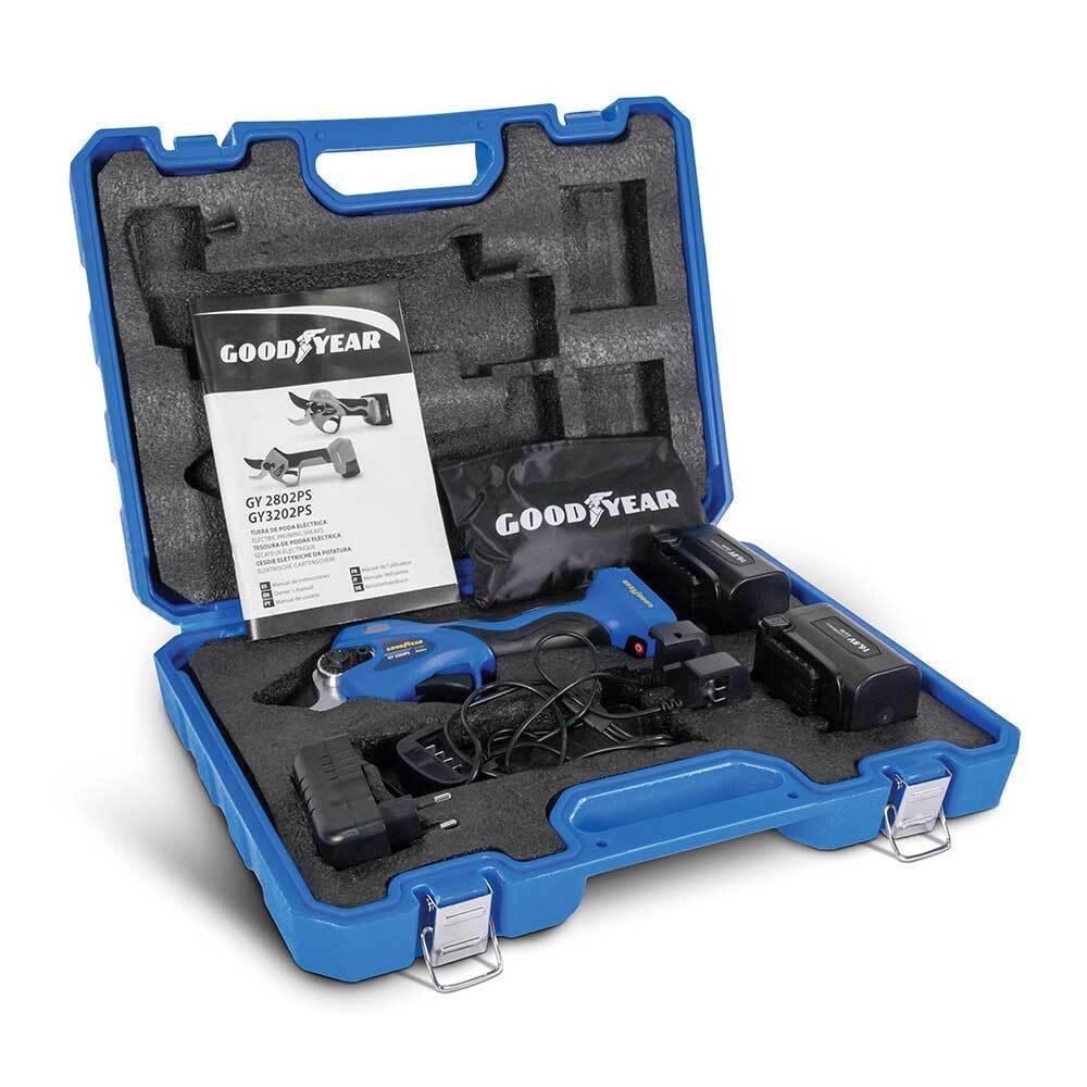 ΣΕΤ ΨΑΛΙΔΙ ΚΛΑΔΕΜΑΤΟΣ GOODYEAR GY302PS 16,8V ΜΕ 2 ΜΠΑΤΑΡΙΕΣ 2,0 Ah ΚΑΙ ...