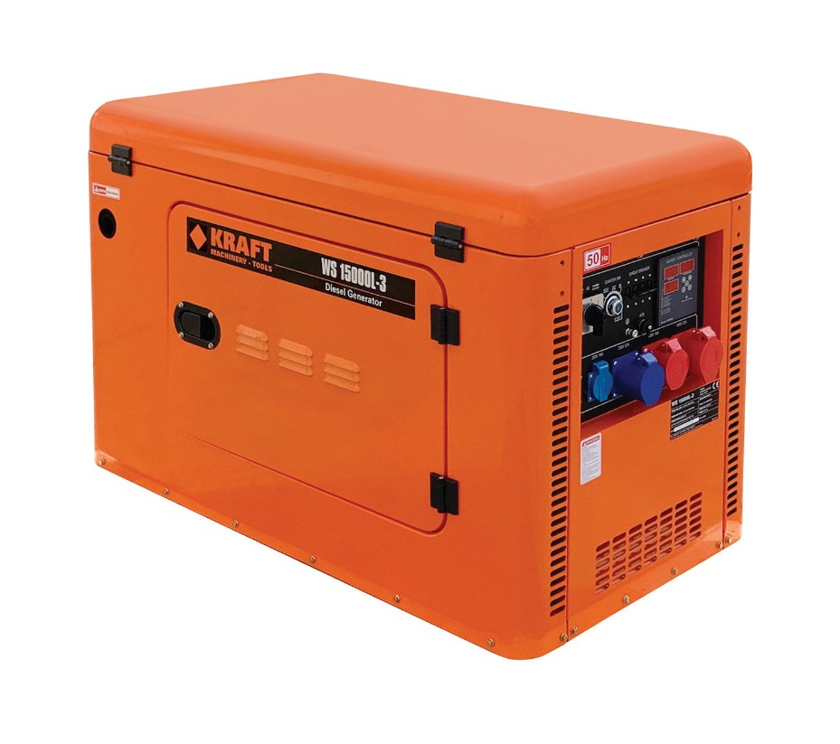 ΠΕΤΡΕΛΑΙΟΚΙΝΗΤΗ ΤΡΙΦΑΣΙΚΗ ΓΕΝΝΗΤΡΙΑ KRAFT WS 15000L-3 ΜΕ ΜΙΖΑ & ATS | DIMKO
