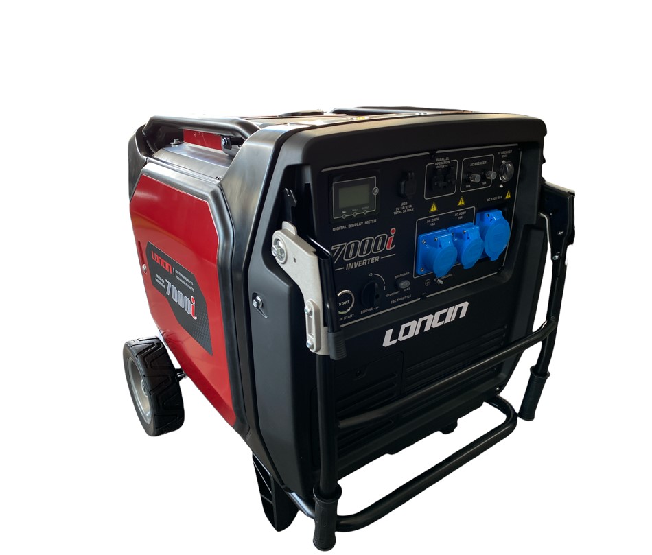 ΒΕΝΖΙΝΟΚΙΝΗΤΗ ΜΟΝΟΦΑΣΙΚΗ ΓΕΝΝΗΤΡΙΑ LONCIN LC 7000i INVERTER (7 KVA) | DIMKO